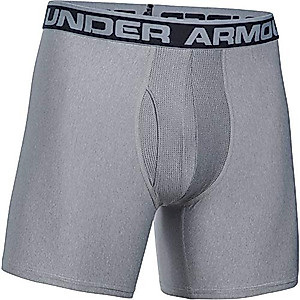 Under Armour Men's Original Series 6-inch Boxerjock Boxer Briefs-2 Pack , Carbon Heather (092)/True Gray Heather , X-Large