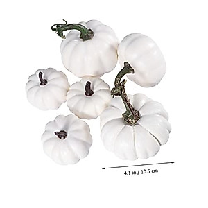 Garneck 6pcs Home Decor Pumpkin Household Props