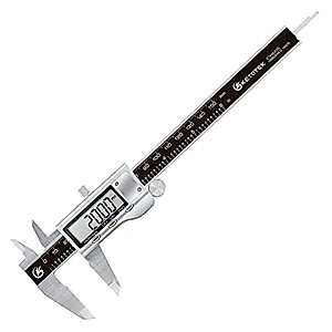 KETOTEK Digital Caliper 6 Inch Measuring Tool, Stainless Steel Electronic Vernier Calipers, Digital Micrometer with Large LCD Screen, inch/Metric Conversion