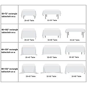 Poise3EHome 50×72'' Rectangle Sequin Tablecloth Party Cake Dessert Table Exhibition Events, Rose Gold