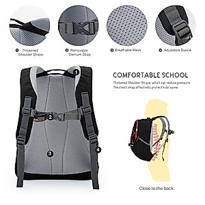 MOUNTAINTOP 10L Kids Backpack for Boys Girls Preschool Lightweight Children Daypack