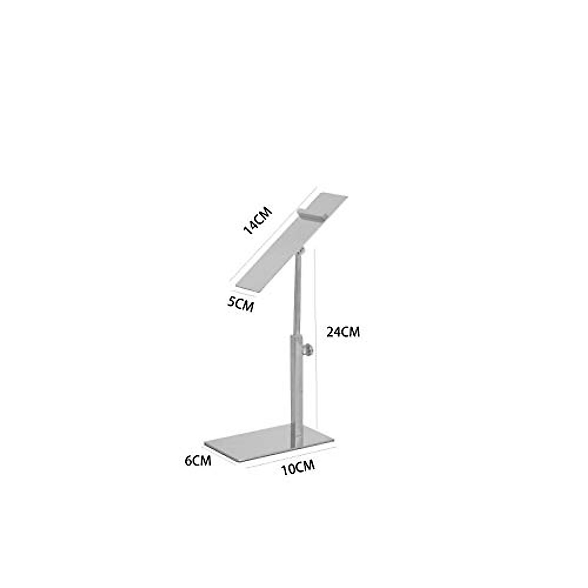 Greneric 2 Pack Stainless Steel Shoe Rack Sandals Display Stand High Heel Shoe Riser Men Leather Shoe Shelf Adjustable Height Pallet Stand Shoe Display Prop Rack for Shop,Clothing Store (Mirror)