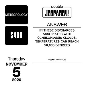 Jeopardy! 2020 Day-to-Day Calendar