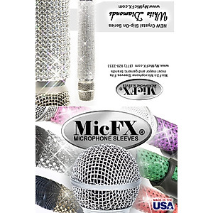 Basic Black Wireless mic Sleeves by MicFX-USA. Super Stretch fits firm. Mic NOT included. Made in USA. Washable.