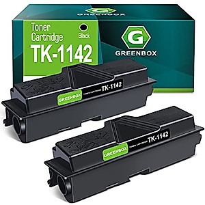 GREENBOX Compatible Toner Cartridge Replacement for Kyocera TK1142 TK-1142 for MITA FS-1035MFP FS-1135MFP ECOSYS M2035DN M2535DN Laser Printer (2 Pack)