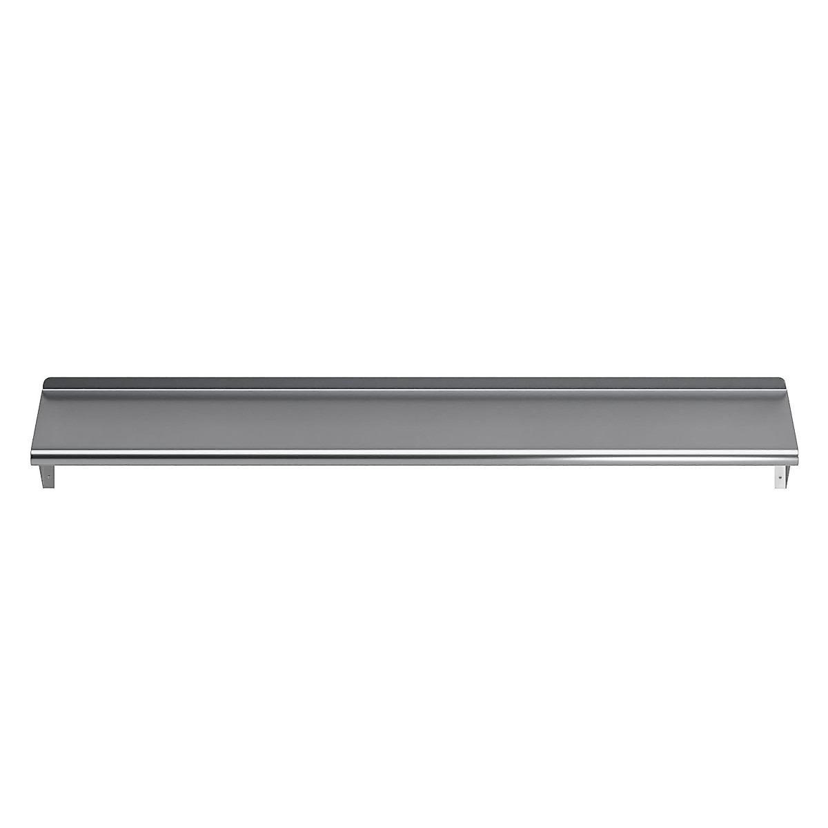 AmGood 10" X 60" Stainless Steel Wall Shelf | NSF | Metal Shelving | Garage, Laundry, Storage, Utility Room | Restaurant, Commercial Kitchen