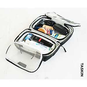 Taskin New Doppler 2 | Toiletry Bag/Dopp Kit For Men | Fits Full Sized Toiletries | Easy Access | YKK Zippers | Water Resistant
