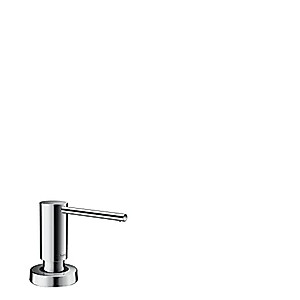 Talis S High Arc Chrome Kitchen Faucet + Soap Dispenser + Base Plate