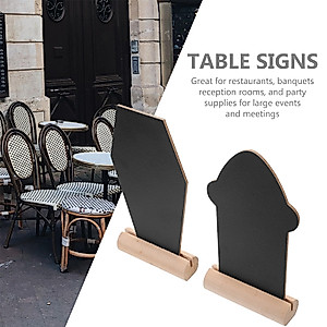 Cabilock 2pcs Drawing Blackboards Boards for Restaurant Desktop Boards Message Chalkboards Message Boards Multifunctional Blackboards Writing Boards Mini Blackboards