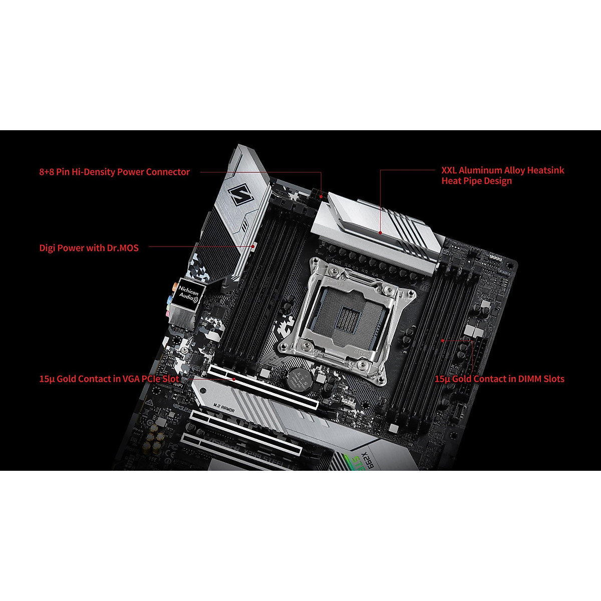 ASRock Intel X299 Chipset ATX Motherboard X299 Steel Legend