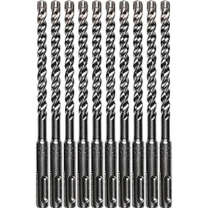 Makita B-61248 5/16" x 6" SDS-Plus Bit, 3-Cutter, 10/Pk