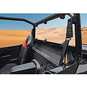 SAUTVS Rear Windshield for Polaris General XP 4 1000, Rear Full Windshield Rear Lock Panel Kit for Polaris General 1000/4 1000 / XP 1000 / XP 4 1000 2016-2022 Accessories, Replace #2881112
