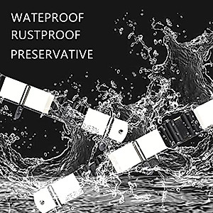 Kozci 2 Pack Mop and Broom Holder Wall Mount, Anti-Slip Broom Organizer Wall Mount Self Adhesive Broom Hanger, Stainless Steel Tools Rack Mop Storage Organizer for Kitchen Garden Garage(3 Racks 4Hook)