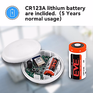 HEIMAN WiFi Water Leak Detector, Smart Water Sensor Alarm, 75 dB Water Flooding Alerts and App Remote Notifications, Leak and Drip Detectors for Home, Basement, Kitchen, Laundry, Bathroom