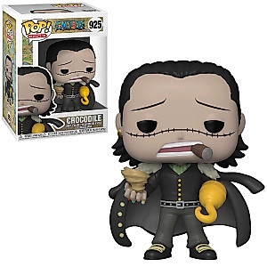 POP One Piece - Crocodile Funko Pop Vinyl Figure (Bundled with Compatible Pop Box Protector Case), Multicolor, 3.75 inches