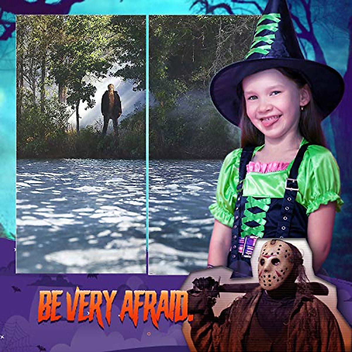 Amscan Friday The 13th Scene Setters | 2 Pieces | Halloween Party Supplies, Horror House Decoration | Officially Licensed by Amscan