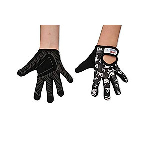 Kiddimoto Kids Cycling Gloves| Anti-Slip Kids Bike Gloves for Boys and Girls| Full Finger Kids Mountain Bike Gloves for BMX, MTB Riding, Gymnastics, Scooters, Skateboard, Rollerblade.