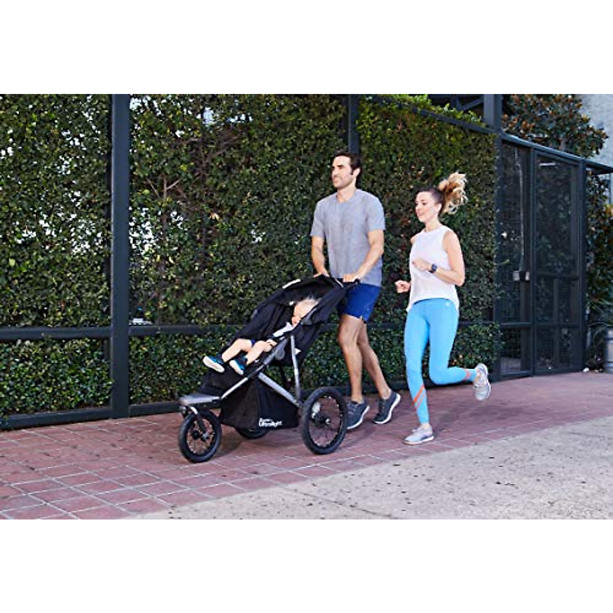 Joovy Zoom 360 Ultralight Jogging Stroller, Large Canopy, Lightweight Jogger, Extra Large Air Filled Tires, Charcoal