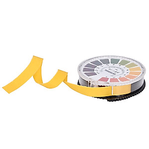 AUNMAS Test Paper Strip Roll Litmus Paper Test Strips Indicator Meter Test Strip Roll with Color Chart for Water Urine Saliva Soil