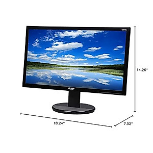 Acer K202HQL bd 20” (19.5" viewable) HD+ (1600 x 900) Monitor (DVI & VGA Ports)