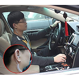 Lsgoodcare 50Pack White Silicone Rubber Replacement Mushroom EarTips Earbud Compatible for Motorola Kenwood Icom Yaesu Baofeng HYT Midland Cobra Radio Surveillance Acoustic Tube Earpiece Headset