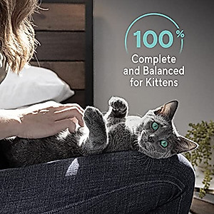 SHEBA Perfect Portions Kitten Paté Wet Cat Food Trays (24 Count, 48 Servings), Savory Chicken and Delicate Salmon Entrée, Easy Peel Twin-Pack Trays