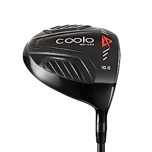 COOLO Golf Drivers for Beginners and Average Golfer, Regular/Seniors/Ladies Flex, Men&Petite Women, 10.5/12 Degrees, Right&Left Handed, 460CC.(10.5°, Regular, Right, Black)
