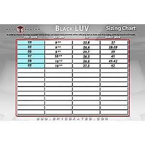 Epic Skates Luv Quad Roller Skates, Black/White, Ladies 8