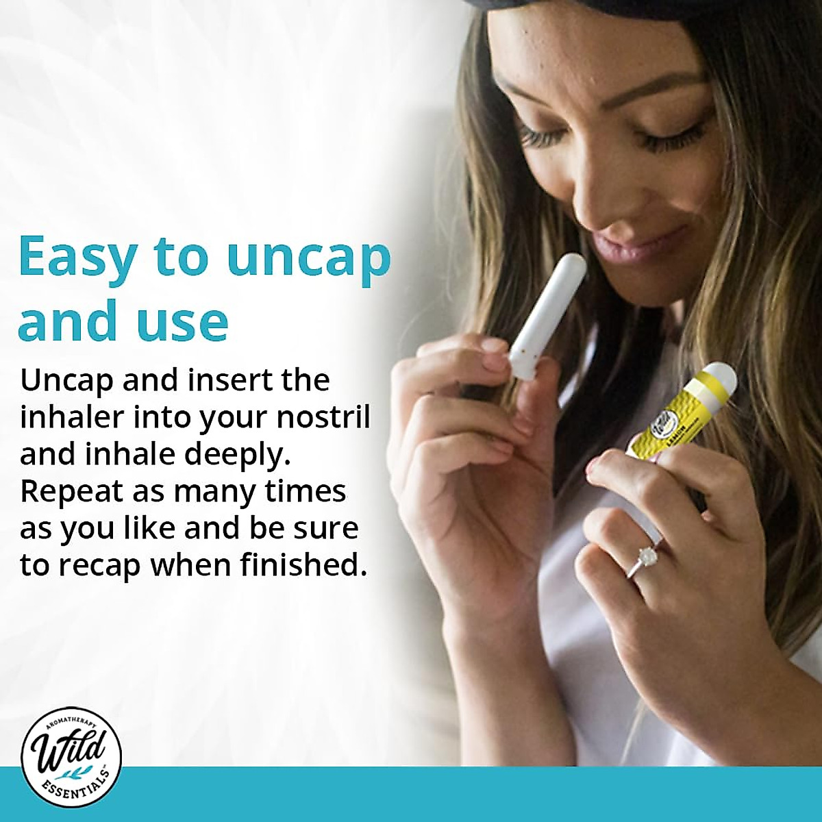 Wild Essentials 3 Pack of Quit Smoking Aromatherapy Nasal Inhalers Made with 100% Natural, Therapeutic Grade Essential Oils to Help You Kick The Habit and Quench The Cravings