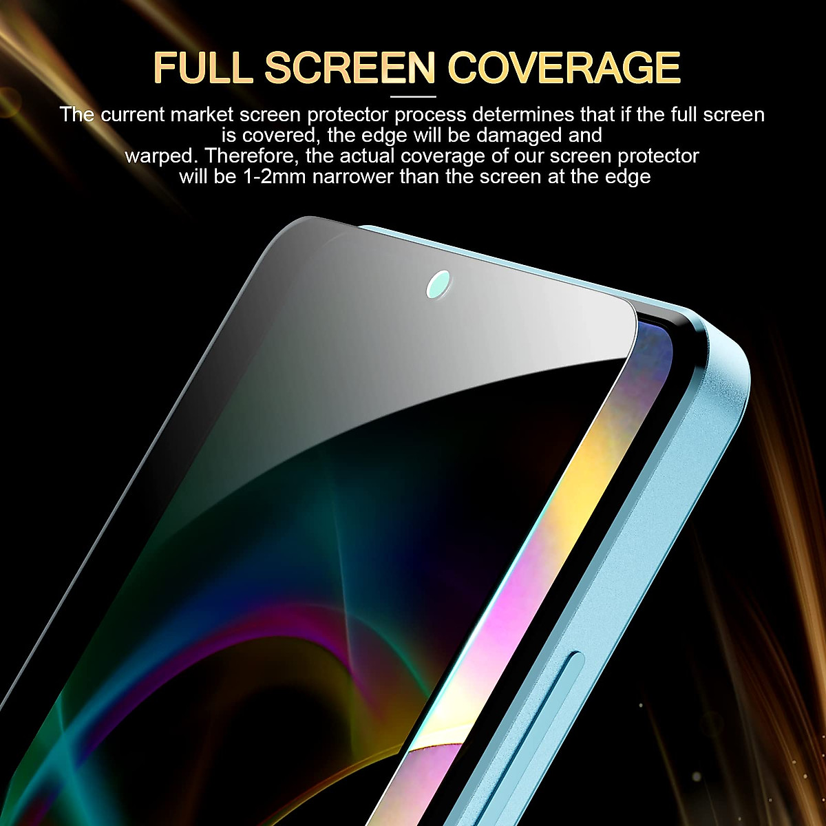 AKABEILA [3 Pack] Privacy Screen Protector for Xiaomi Poco X4 Pro 5G Privacy Glass Full Coverage Anti Spy Tempered Glass Protective Film 6.67"