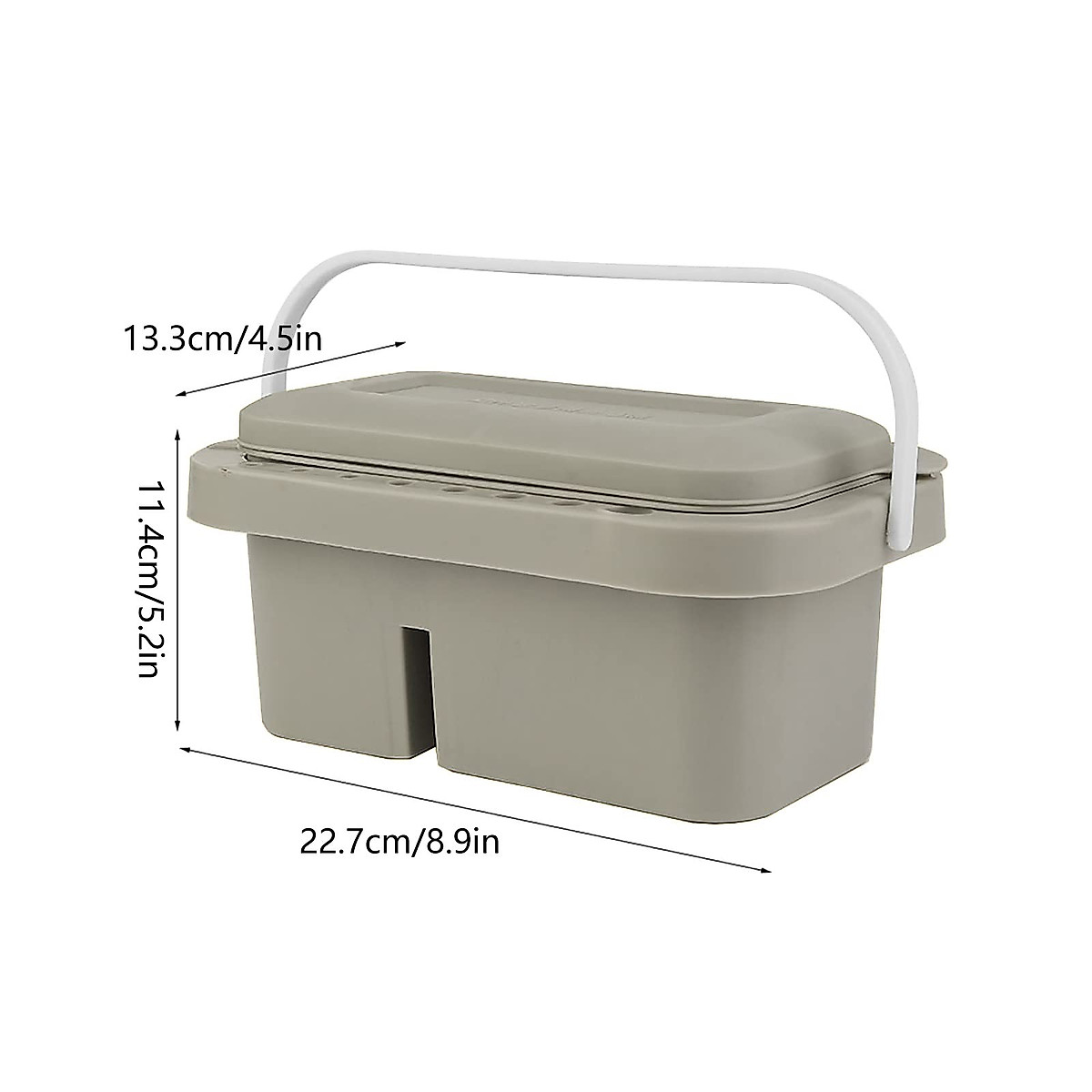 Multi-Use Paint Brush Basin with Brushes Holder, Multifunctional Three-piece Bucket, Washer, Trays, Palette Box, Artist Cleaner Cup for Watercolor Oil Gouache Painting with Lid, Paint Wash Pen Holder