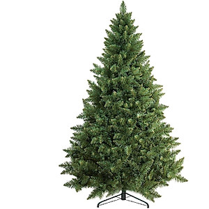 Premium 6Ft Christmas Tree with 1200 Tips for Fullness - Artificial Canadian Fir Full Bodied Christmas Tree 6ft with Metal Stand, Lightweight and Easy to Assemble