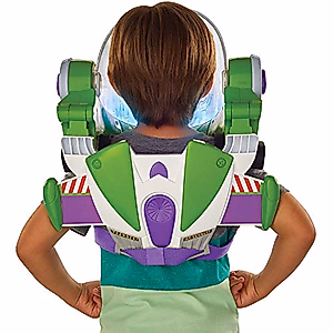 Disney Pixar Toy Story 4 Buzz Lightyear Toy Astronaut Helmet for Role-play Movie Action with Jetpack, Lights, Authentic Phrases and Sounds [Amazon Exclusive], Multi