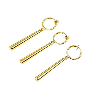 Roronoa Zoro Earrings Clip On - Gold Anime Costume Cosplay Earrings - Figure Earrings For Anime Lovers (zoro clip on A earrings)