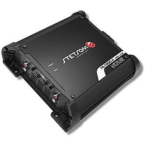 Stetsom HL 1200.4 2 Ohm Multichannel Stereo Car Audio Amplifier, HL1200.4 1.2K Watts RMS, 4 Channel, 2Ω Stable Full Range HD Sound Quality MD Crossover HPF LPF Bass Boost Front Rear Bridge
