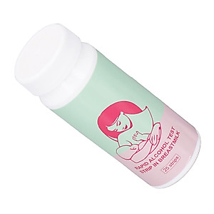 25pcs Breastmilk Test Strips Accurate Fast Detect with Bottle for Mother-Breastmilk Alcohol