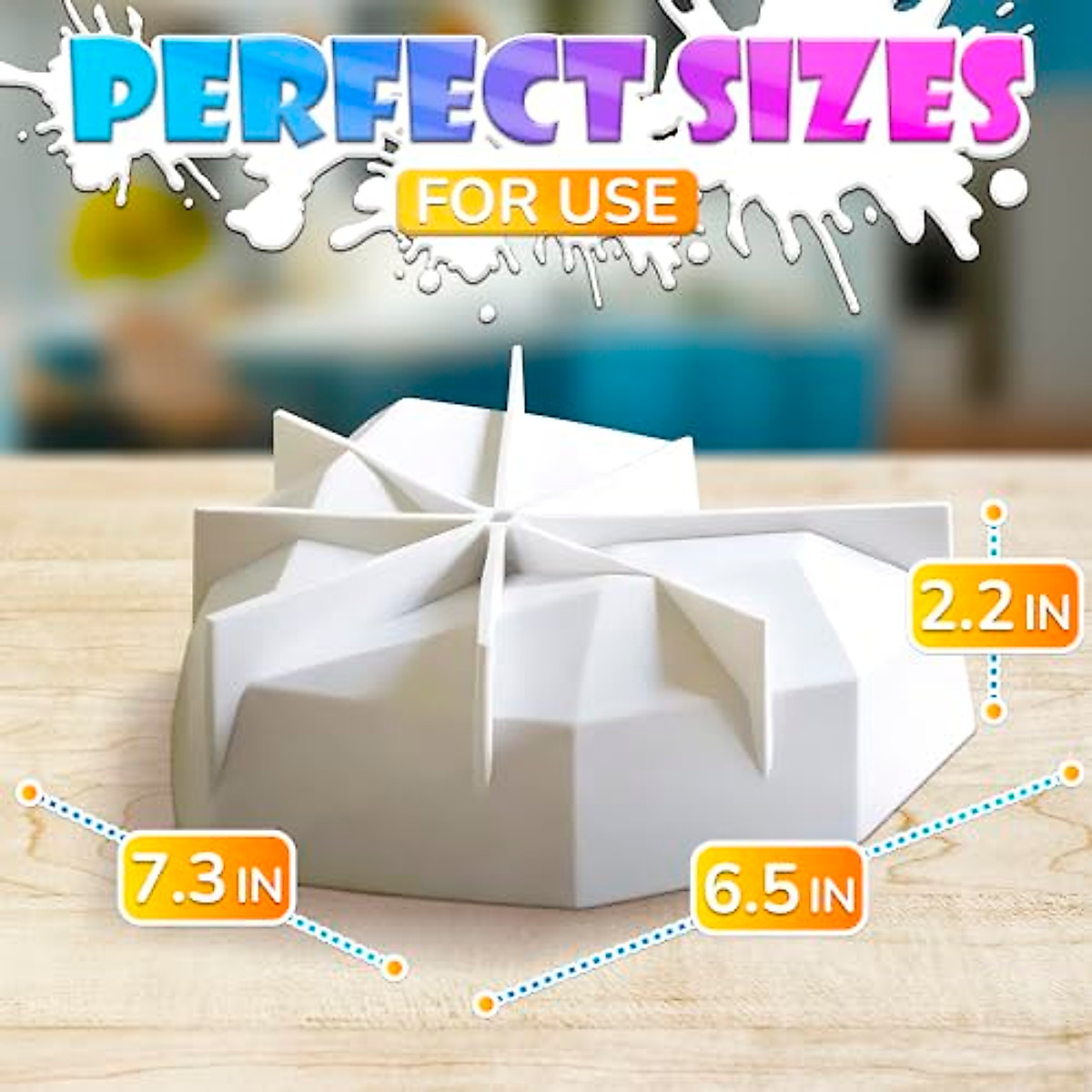 Heart Silicone Molds for Baking - Chocolate Molds Silicone Cake Pop Molds for Baking Non Stick Heart Shaped Cake Pan Mousse Mold, Cheesecake Mold, Ice Cream Heart Shaped Cake Women's Day Gifts