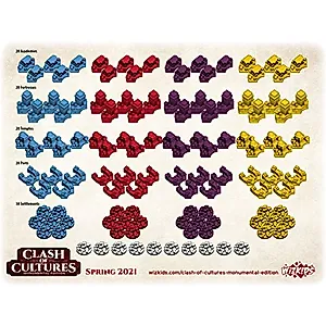 Clash of Cultures: Monumental Edition | Board Game WizKids - New Edition