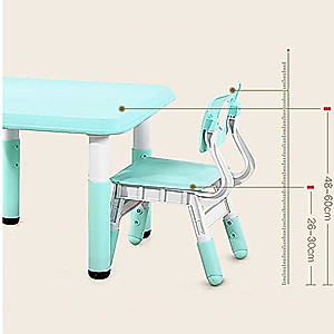 Walnut Baby Table Chair Set Kindergarten Toy Table Baby Children Home Learning Table Chair Can Be Raised Lowered Plastic Game Table