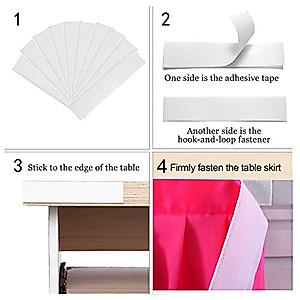 Rainbow Table Skirt Ruffle Unicorn Table Skirts for Rectangle Table 6ft Baby Shower Birthday Unicorn Party Fiesta Home Decoration