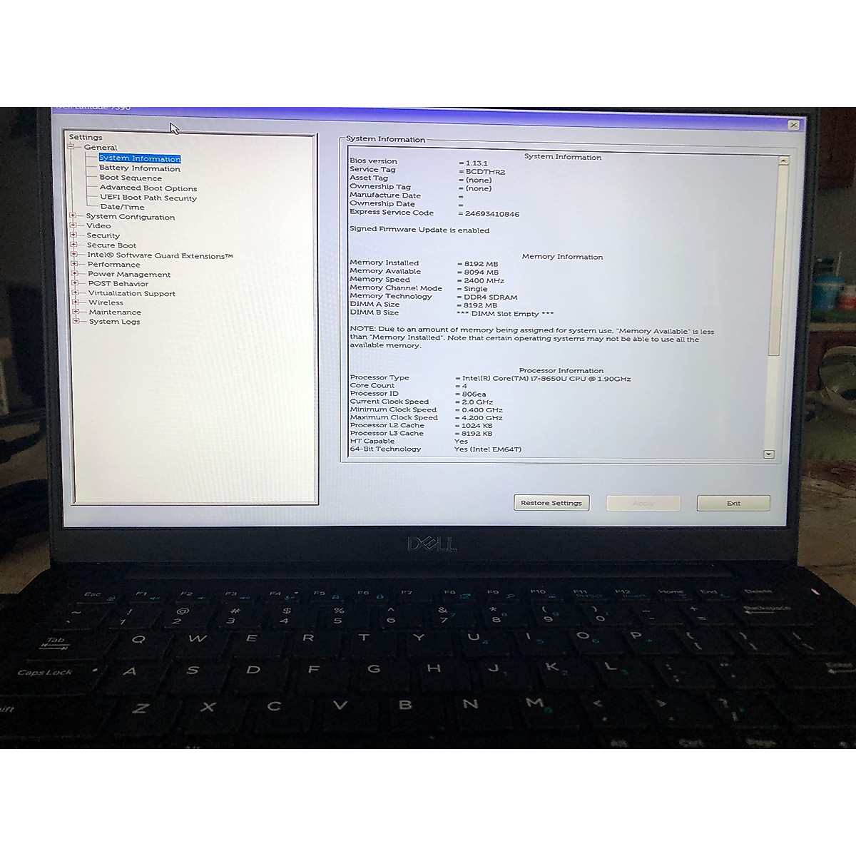 Dell Latitude 7390 Business Laptop, 13.3in FHD (1920 x 1080) Non-Touch, Intel Core 8th Gen i7-8650U, 8GB DDR4 Ram, 128 GB SSD, Windows 10 Pro (Renewed)