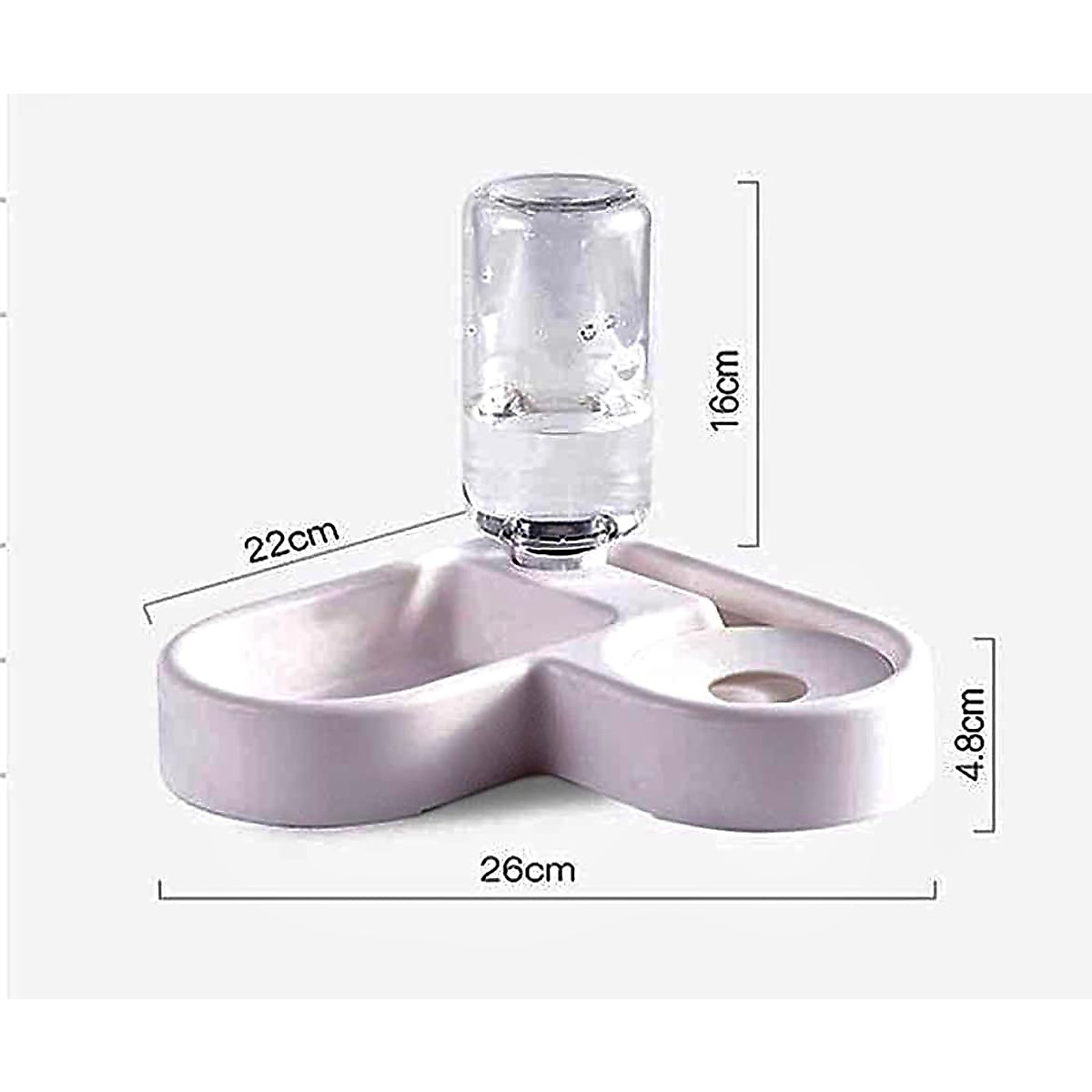 Refilling Water Bowl for Small Pets Food and Water Feeder Cats Dogs Rabbits