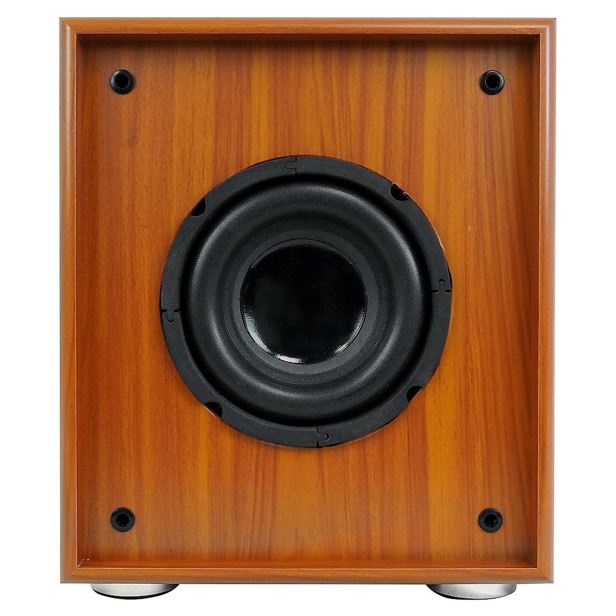 Rockville Rock Shaker 6.5" Inch Wood 200w Powered Home Theater Subwoofer Sub