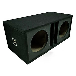 Harmony Audio SOLORND2X15V Dual 15" Slot Vented Paintable Baffle Stereo Sub Box