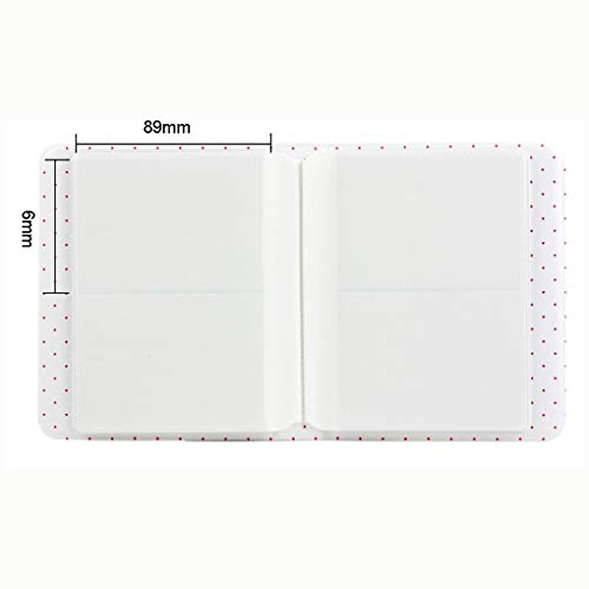 Fancyme 64 Pockets 3 Inch Mini Film Photo Album Compatible with Fujifilm Instax Mini 11 9 8 7s 90 70 LiPlay Instant Camera Link Phone Printer Photo Book Name Card Holder