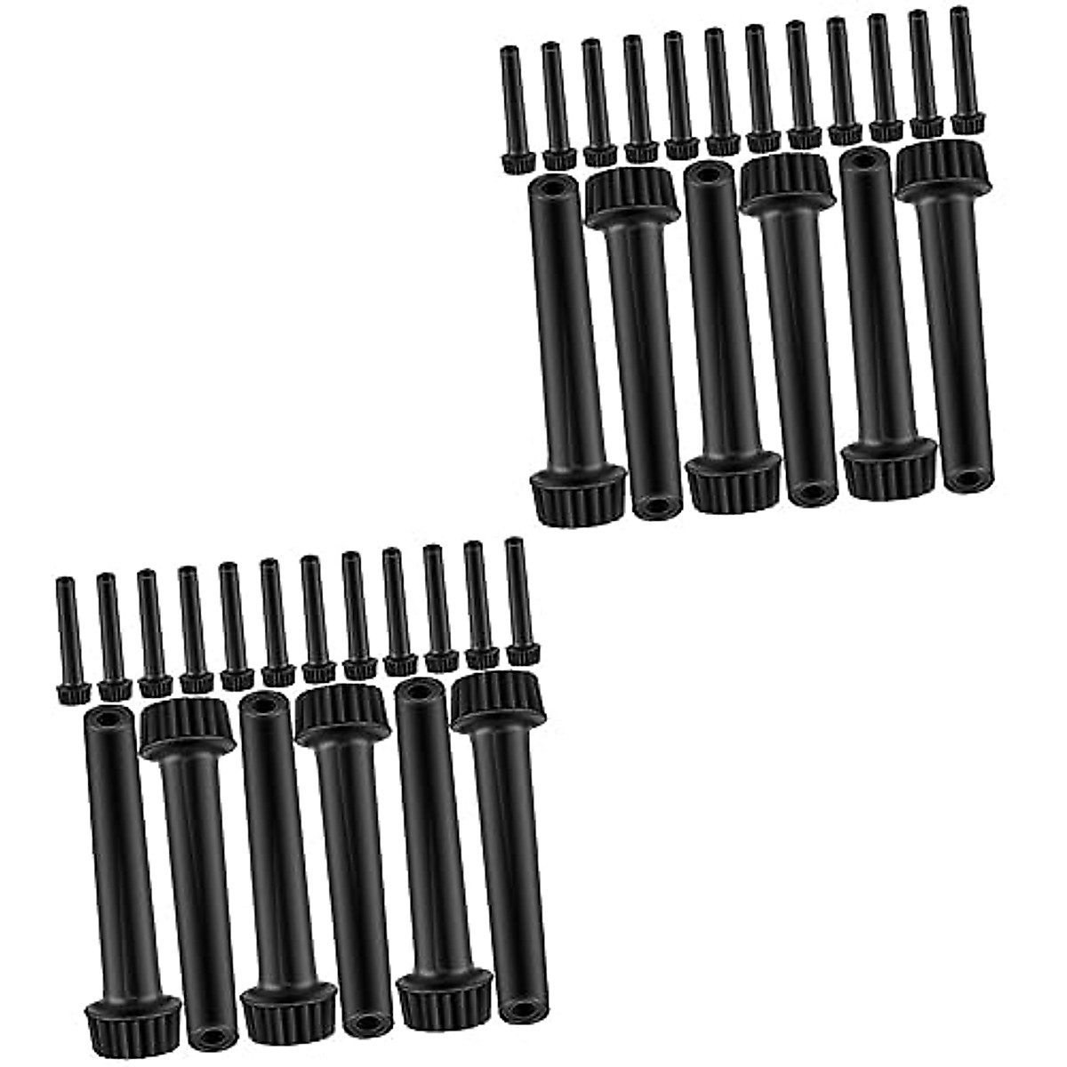 Uonlytech 40 Pcs Lamp Holder Accessories Light Lock Lamp Replacement Lamp Turn Knobs Light Key Lamp Part Light Knobs Replacement Light Bulb Plastic Handle