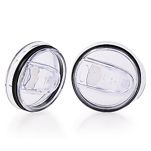 PYD Life 12 Pack Replacement Leakproof Slide Lids Bulk for 16 OZ 20 OZ Sublimation Skinny Tumbler,Spill Proof Splash Resistant Sliding Cups Tumblers Covers