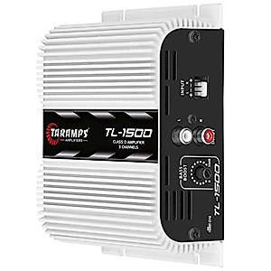 Taramps TL 1500 3 Channels 390 Watts Rms Car Audio Amplifier 2 Ohm
