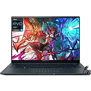 ASUS Zenbook 14.5" 2.8K(2880 x 1800) 120Hz OLED Laptop | EVO 12-Core i5-13500H | 100% DCI-P3 Pantone | WiFi 6E | 2X Thunderbolt 4 | Widnows 11 Home | w/HDMI (8GB LPDDR5 RAM | 1TB PCIe SSD)
