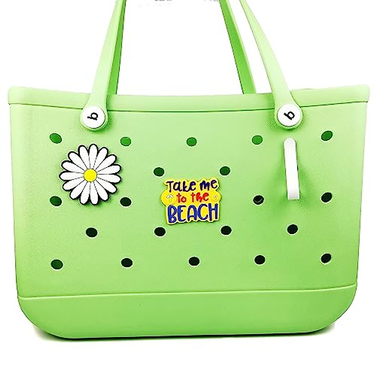 JULAI Charm Accessories for Bogg Bag Insert - Cute Decorative Charm Perfect for Customizing Your Bags Rubber Beach Bag Accessories Charms 3pcs